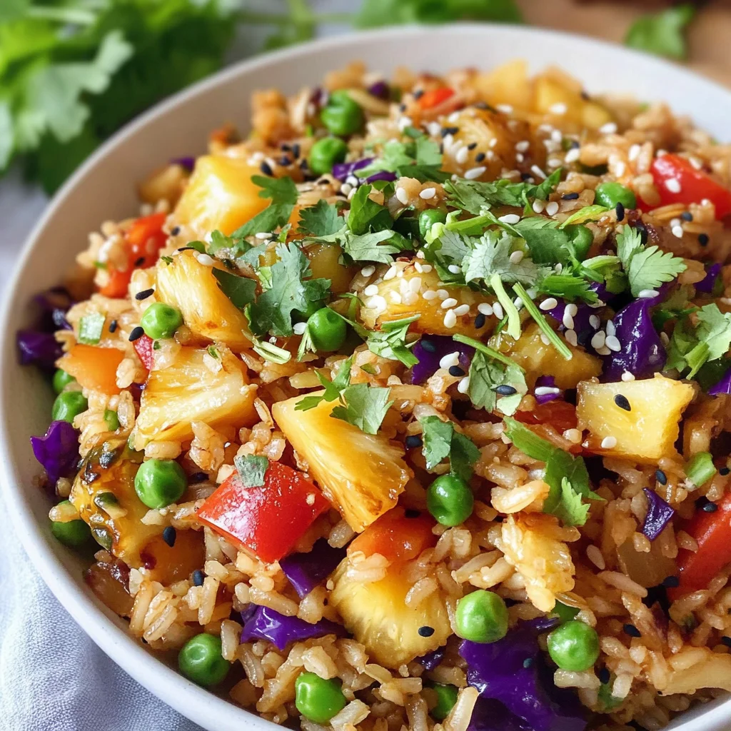 Vegan Pineapple Fried Rice
